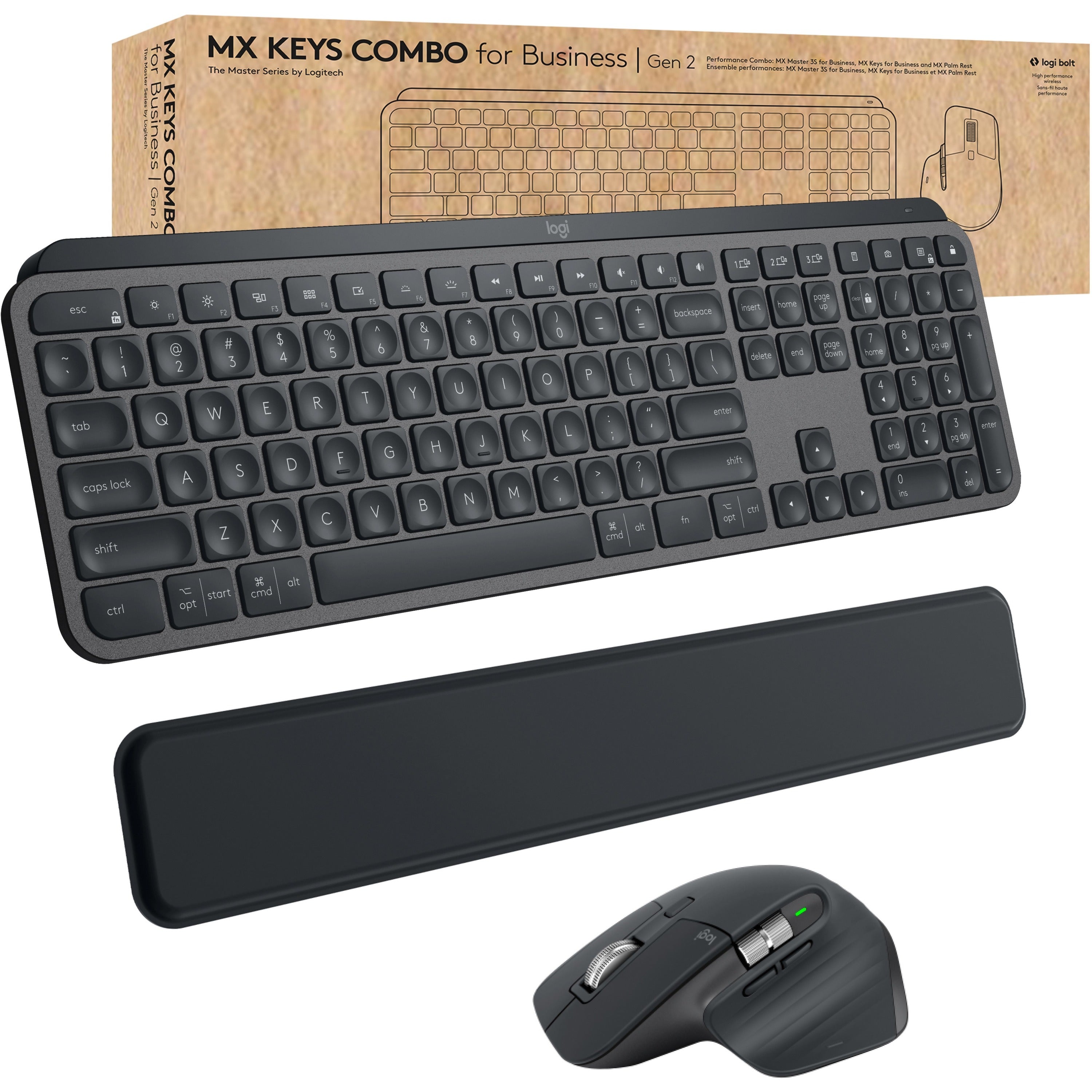 MX KEYS COMBO FOR BUS GEN 2 GRAPHITE - BROWN BOX – Bytecart