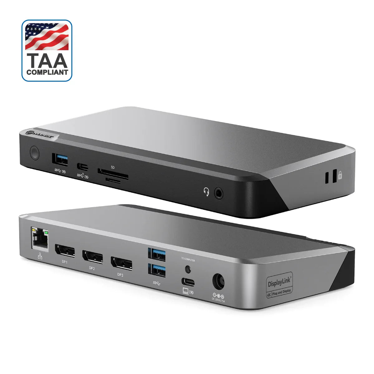Buy DX3 Triple 4K Display Universal Docking Station – with 100W Power ...
